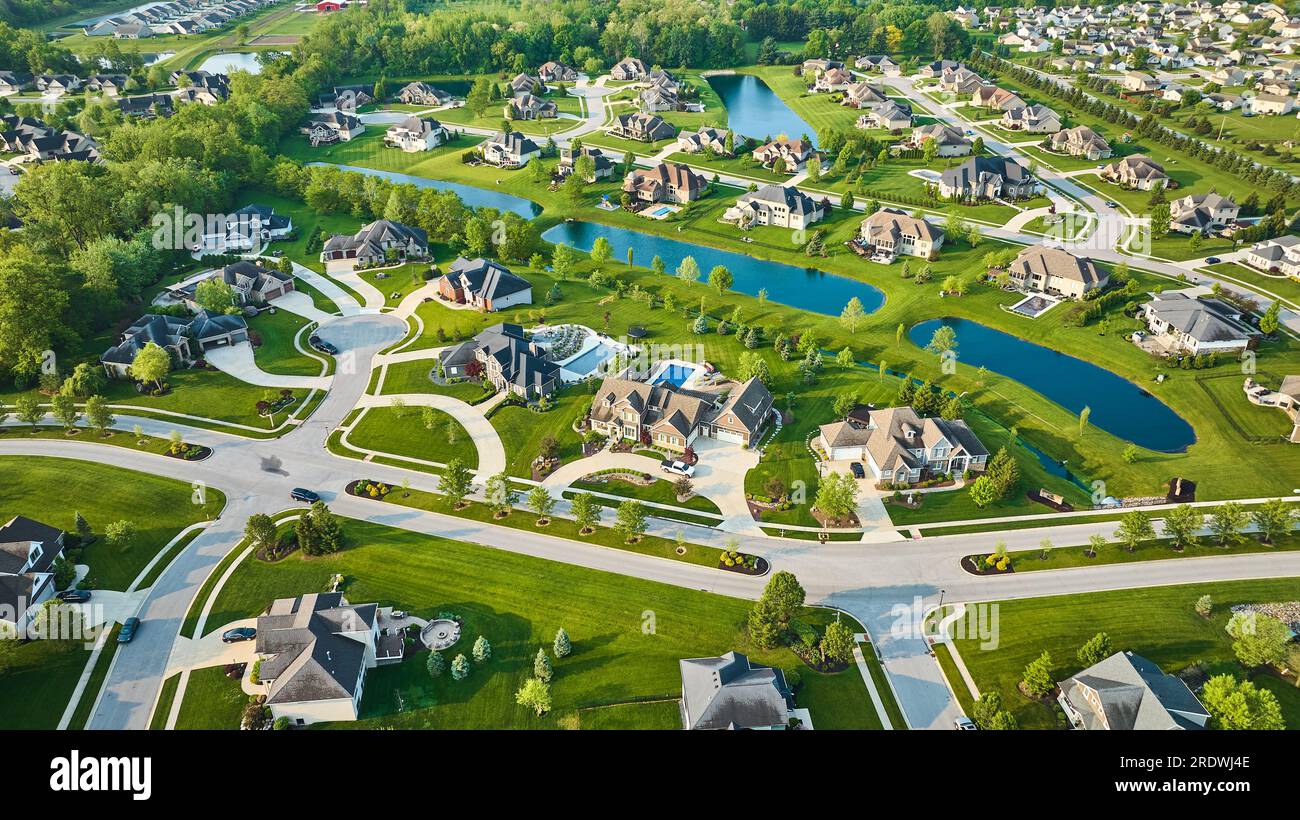 Rich Suburban Community