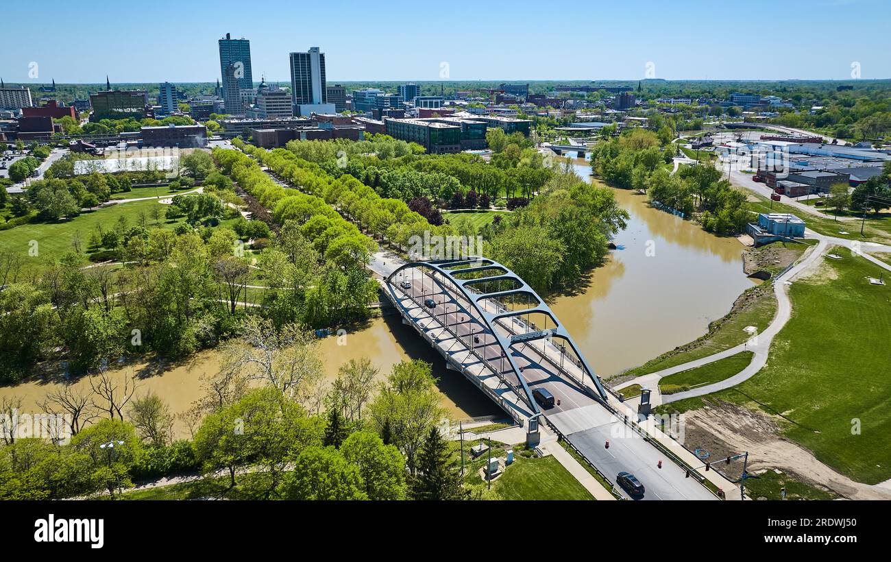 Downtown Fort Wayne Mlk Bridge Living In Fort Wayne, Indiana, The Most