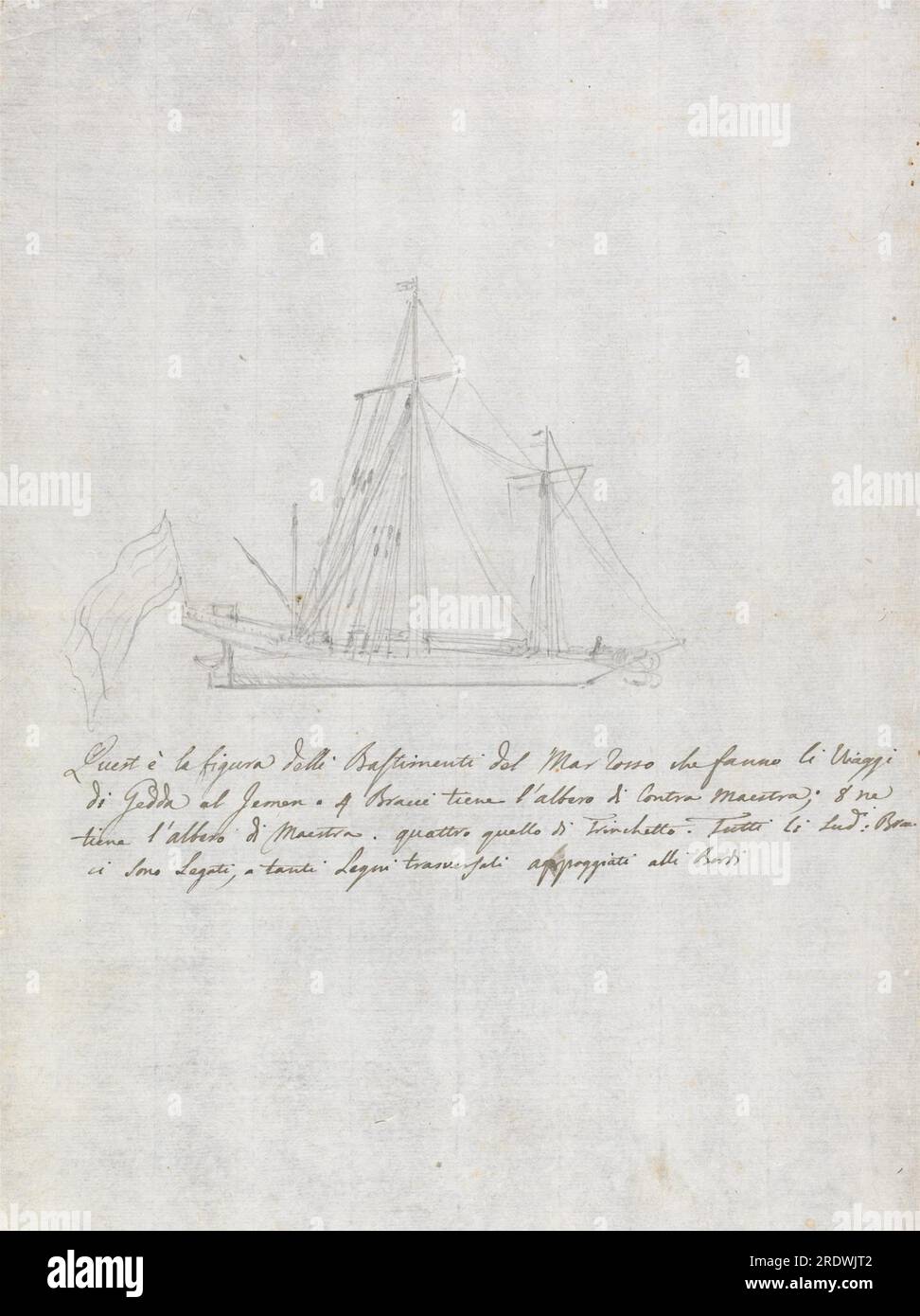 Study of a Ship by James Bruce Stock Photo - Alamy