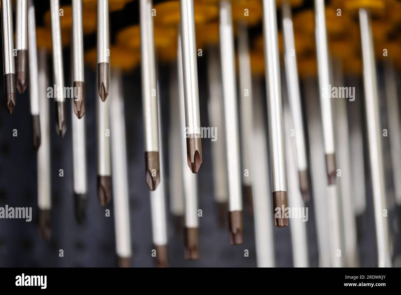 Slotted screw driver and phillips screw driver, Close up Screwdriver ...