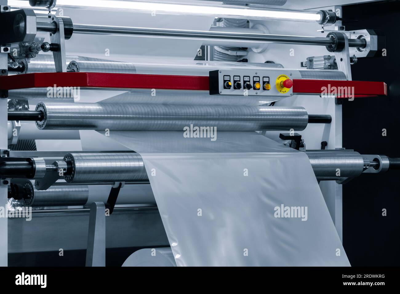 Automatic polyethylene plastic bag production machine with lighting ...