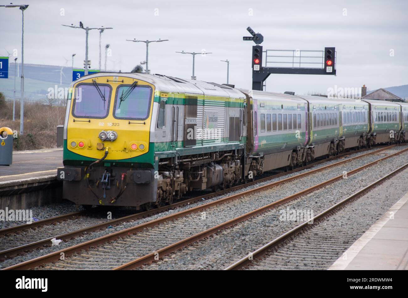 Train at Limerick Junction. Ireland Stock Photo - Alamy