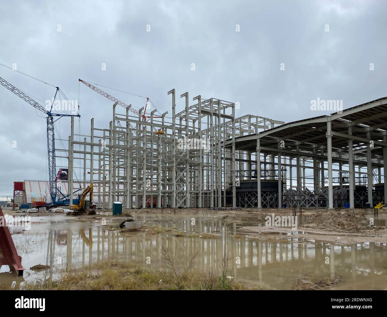 Industrial plants are currently under construction Stock Photo - Alamy