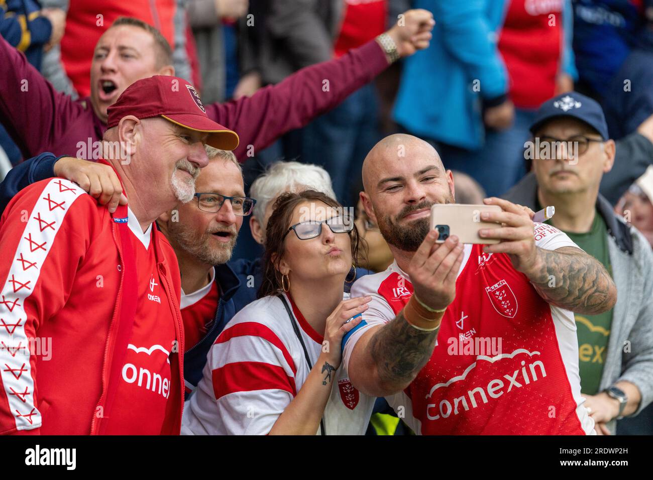 Leeds, UK. 23rd July 2023. Betfred Challenge Cup Semi Final: Hull KR v ...