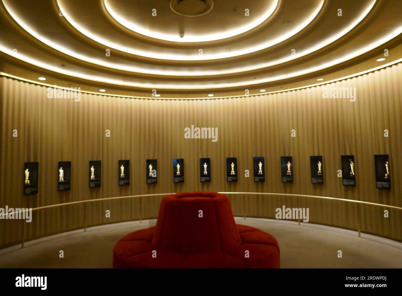 Los Angeles, California, USA 25th July 2022 Oscars in display at ...