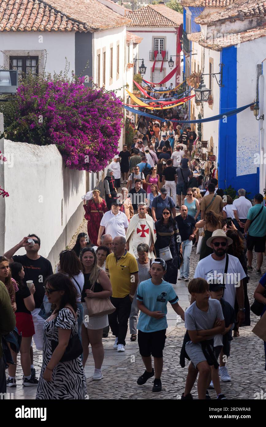 óbidos medieval fair obidos portugal hi-res stock photography and ...