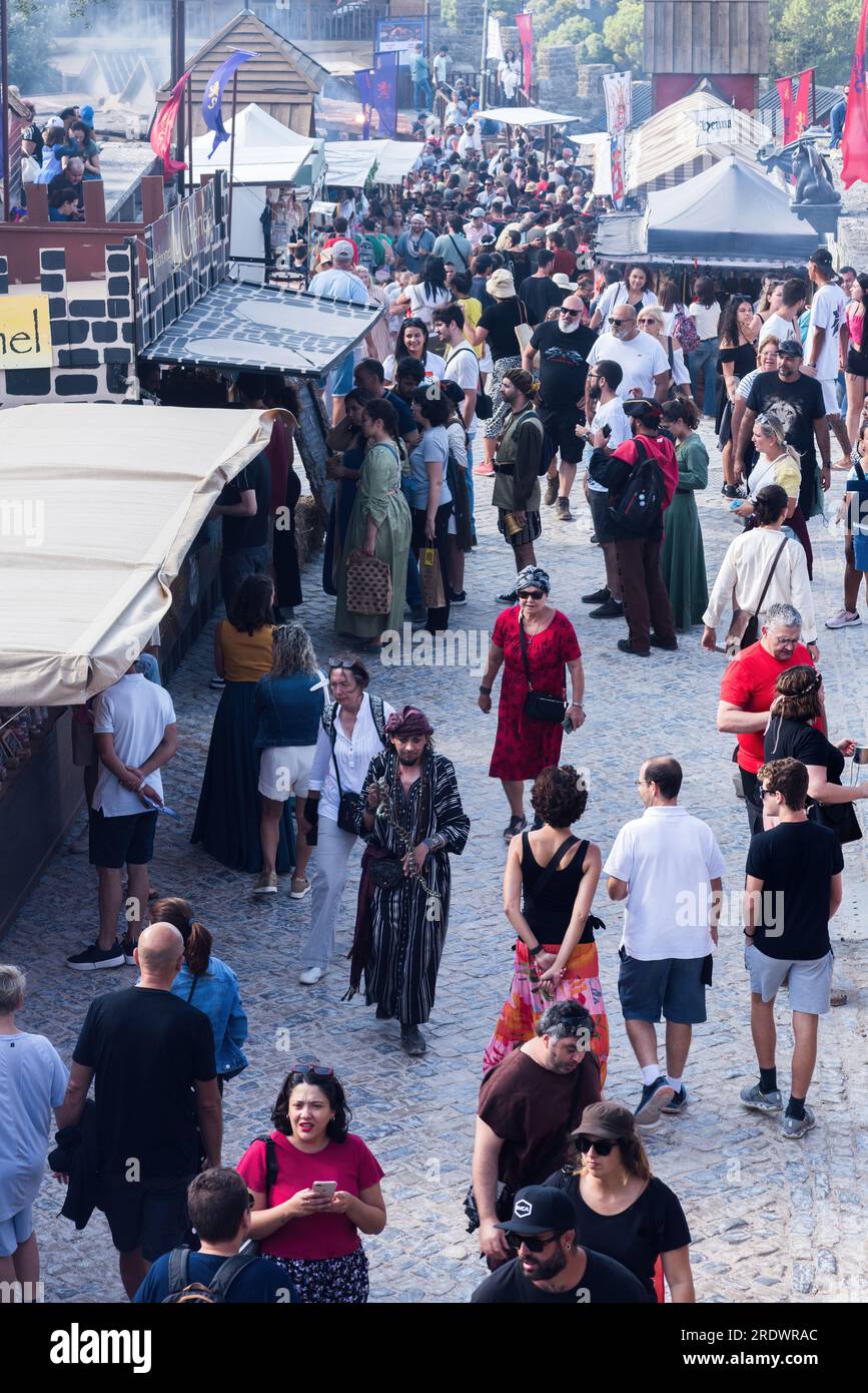 óbidos medieval fair obidos portugal hi-res stock photography and ...