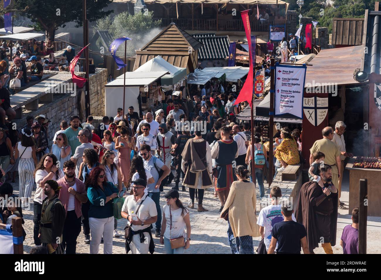 óbidos medieval fair obidos portugal hi-res stock photography and ...