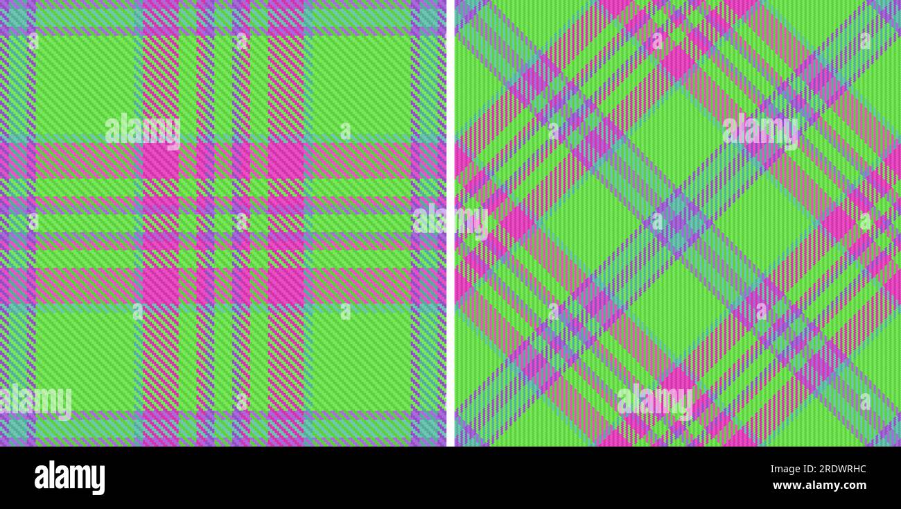 Plaid background pattern of textile texture vector with a tartan check ...