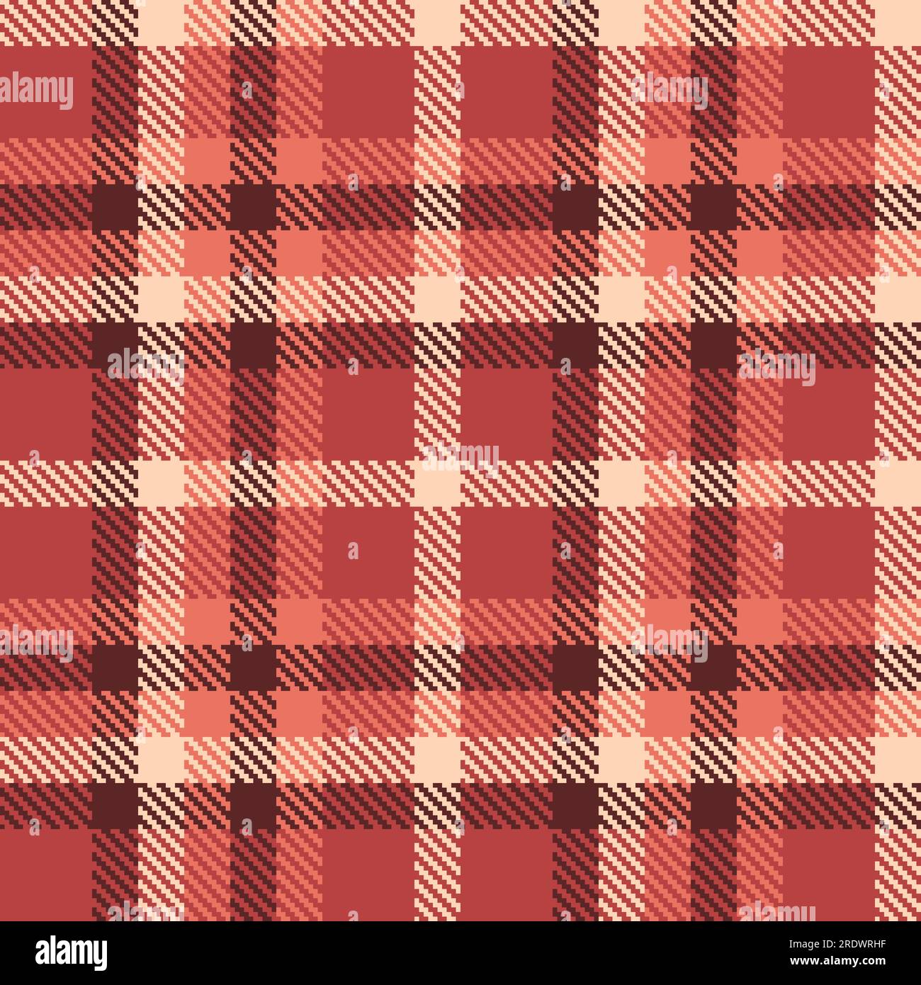 Fabric check seamless of vector tartan background with a texture plaid ...