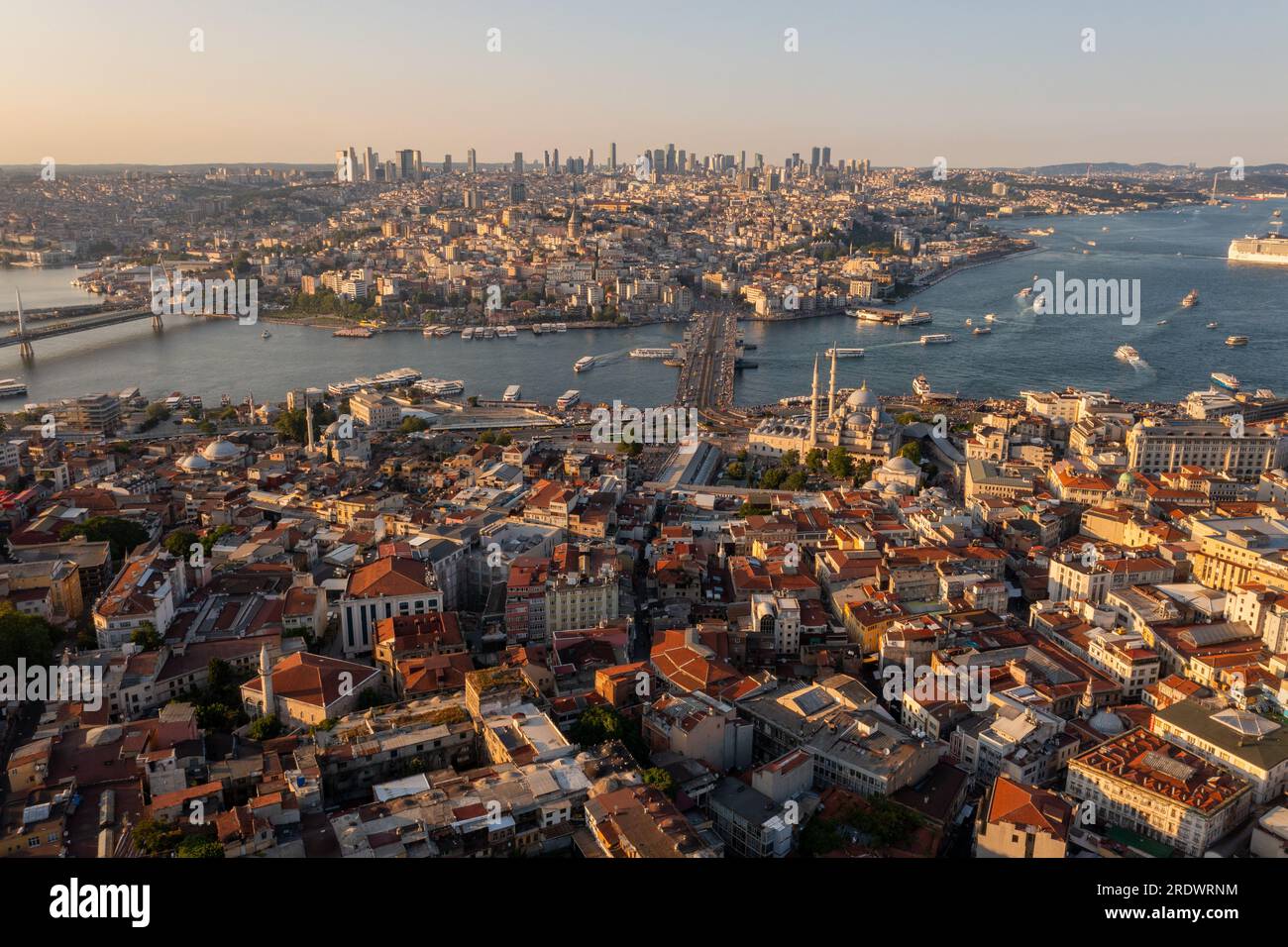 Aerial drone view eminonu hi-res stock photography and images - Alamy