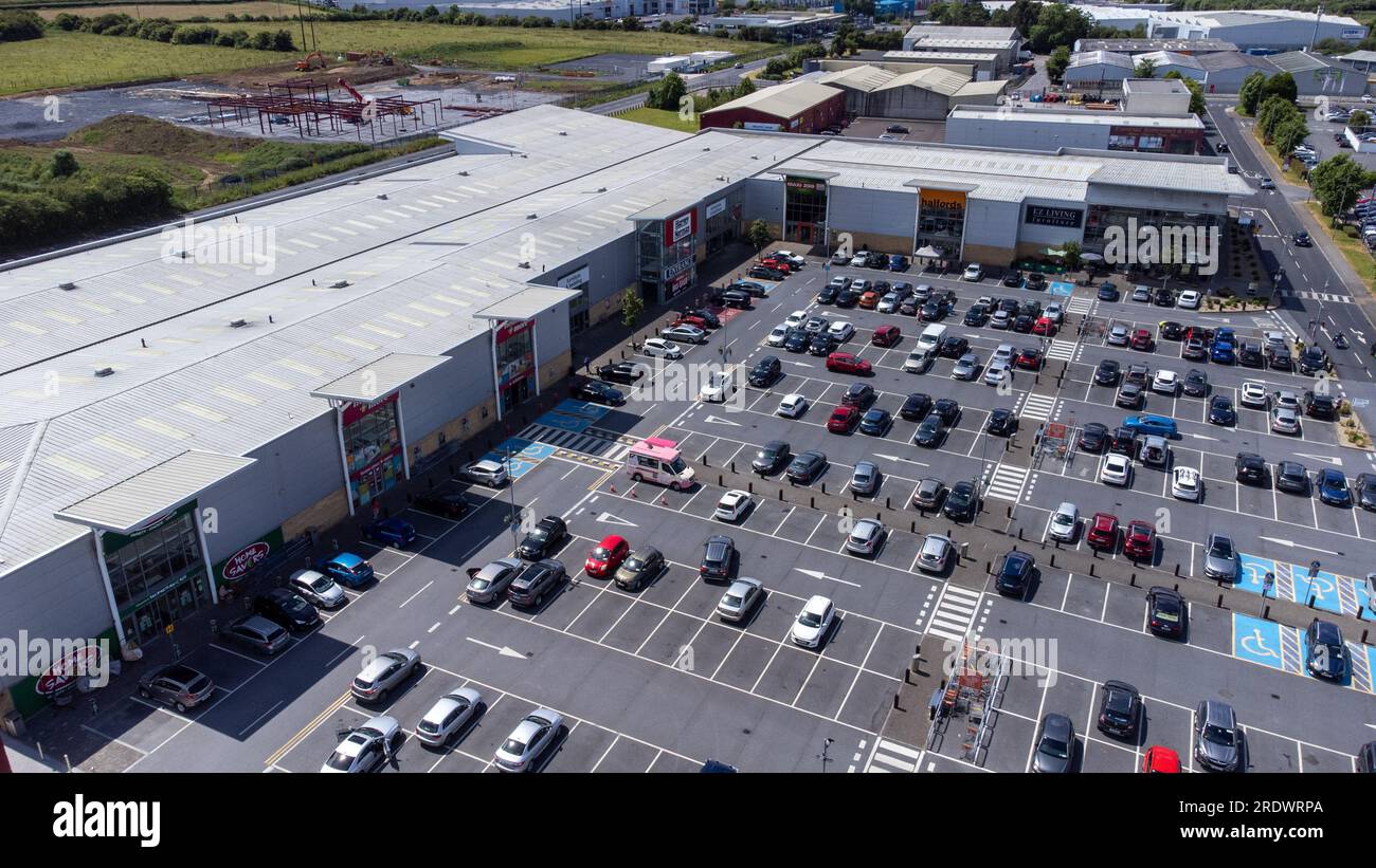 An aerial view of Limerick city and surrounding areas, ,11.06,2023 ...