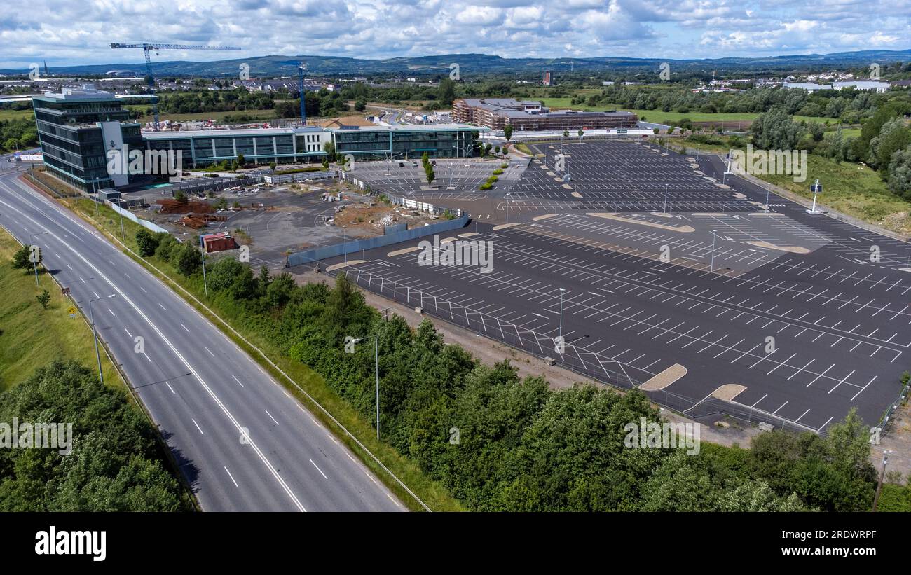 An aerial view of Limerick city and surrounding areas, ,11.06,2023 ...