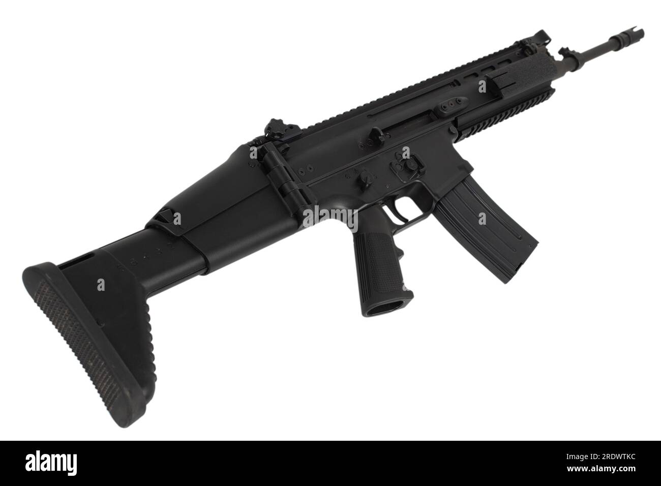 US Army assault rifle isolated on a white background Stock Photo - Alamy
