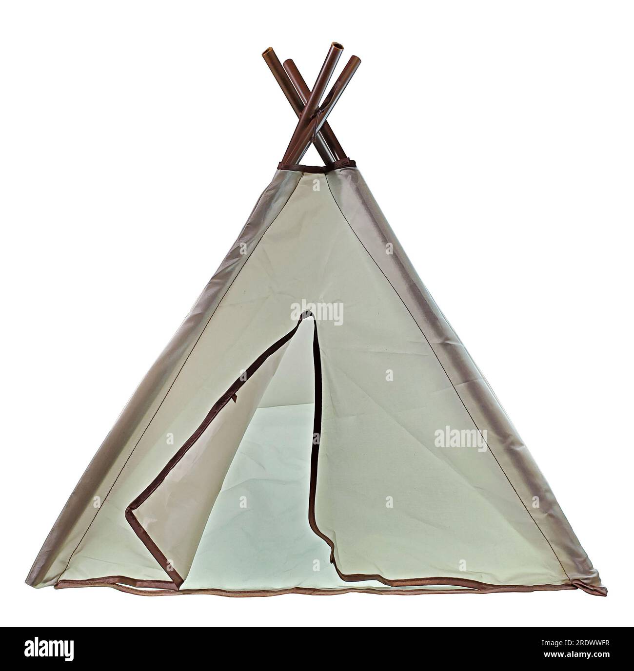Family teepee camping Cut Out Stock Images & Pictures - Alamy