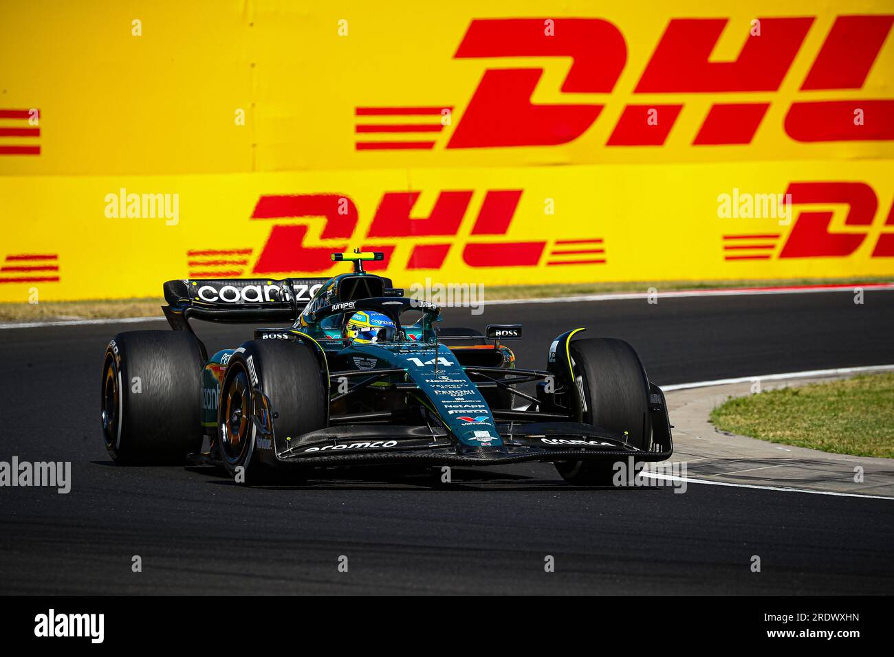 Budapest, Hungary. 23rd July, 2023. #14 Fernando Alonso, (ESP) Aramco ...