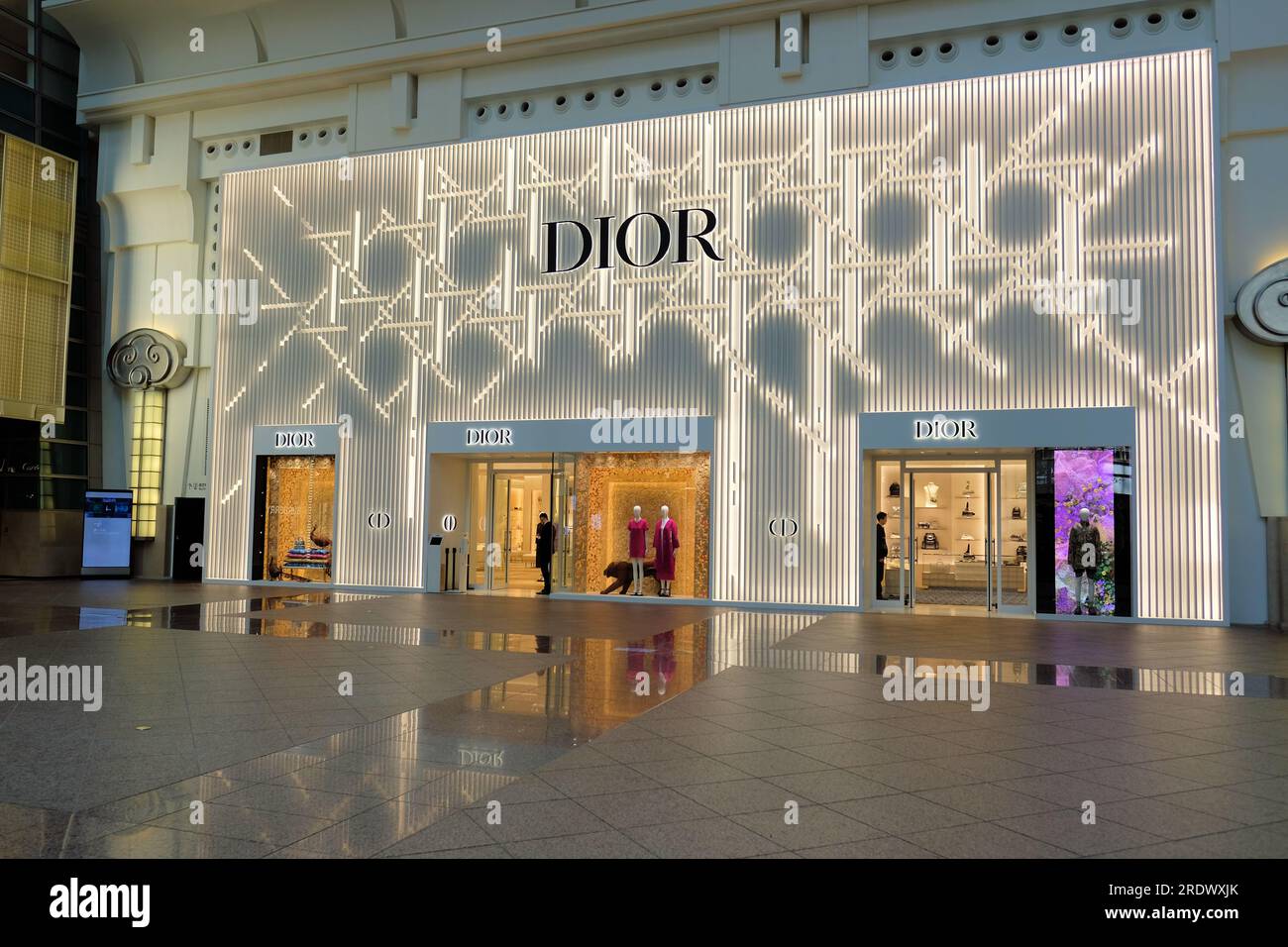 Dior flagship store at Taipei 101 mall in Taipei, Taiwan; high end ...