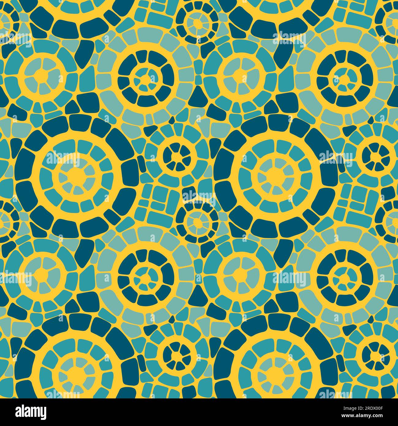 Abstract stone seamless geometric circle wall pattern for wrapping ...