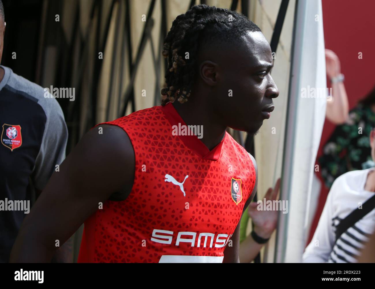 Jérémy Doku of Stade Rennais during the Amical 2023 between Stade ...