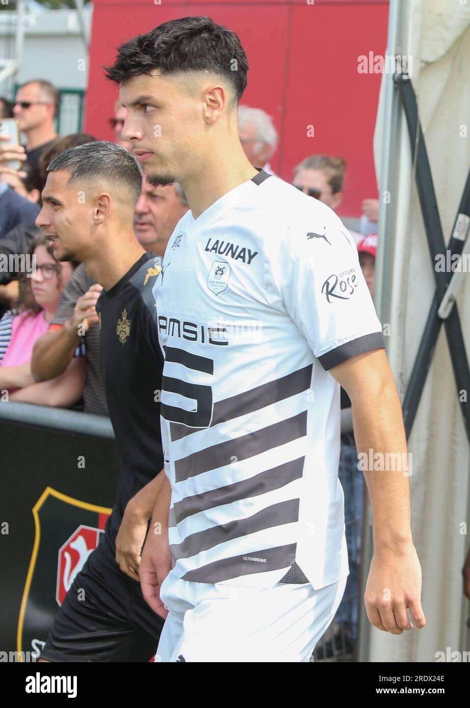 Matthis Abline of Stade Rennais during the Amical 2023 between Stade ...