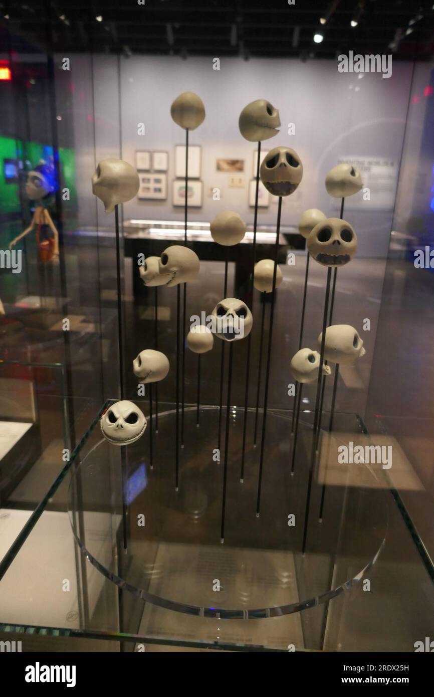 Los Angeles, California, USA 25th July 2022 Jack Skellington heads at ...