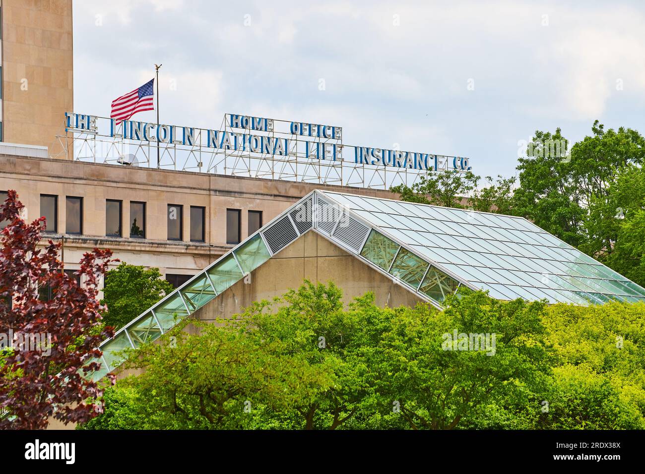 Exterior Botanical Conservatory in Fort Wayne with Lincoln National ...