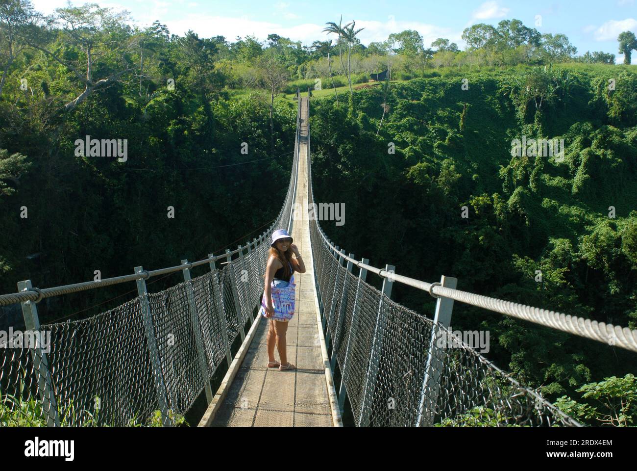 Vanuatu Sky Bridge, Devil's Point Rd, Port Vila, Vanuatu Stock Photo ...