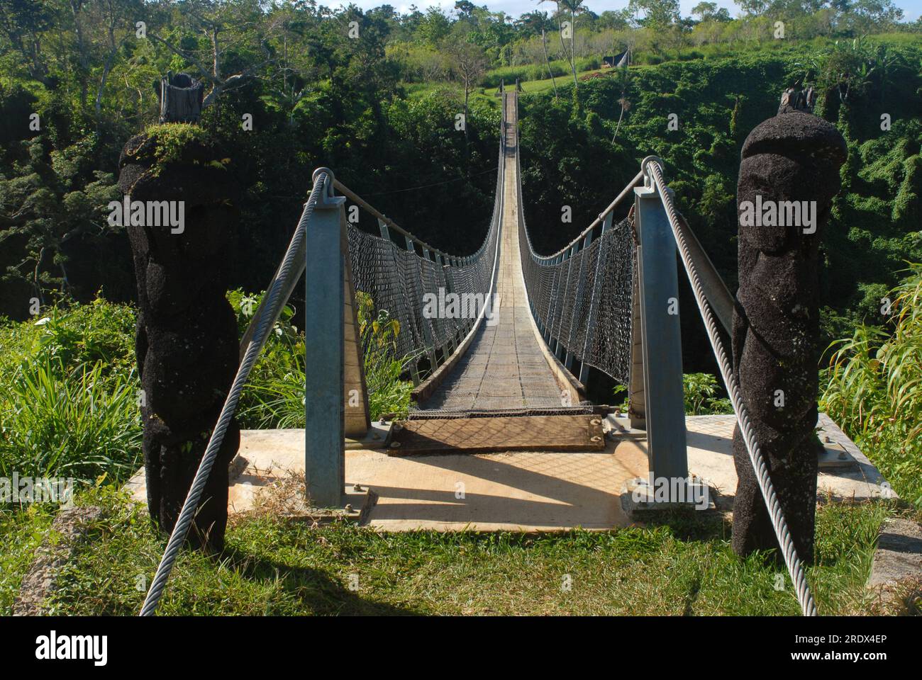 Vanuatu Sky Bridge, Devil's Point Rd, Port Vila, Vanuatu Stock Photo ...