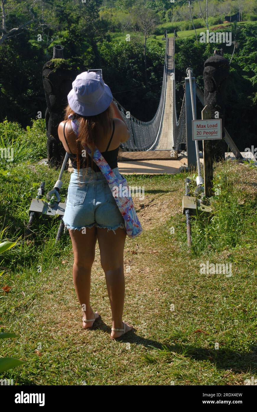 Vanuatu Sky Bridge, Devil's Point Rd, Port Vila, Vanuatu Stock Photo ...