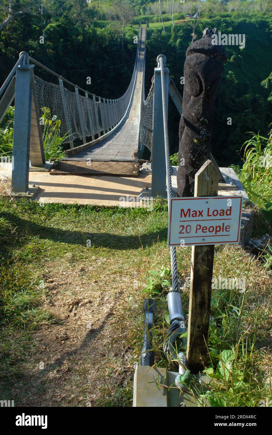 Entrance to Vanuatu Sky Bridge, Devil's Point Rd, Port Vila, Vanuatu ...