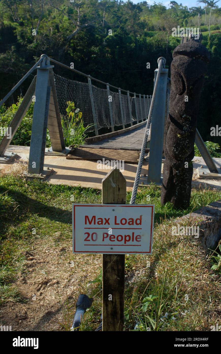 Entrance to Vanuatu Sky Bridge, Devil's Point Rd, Port Vila, Vanuatu ...