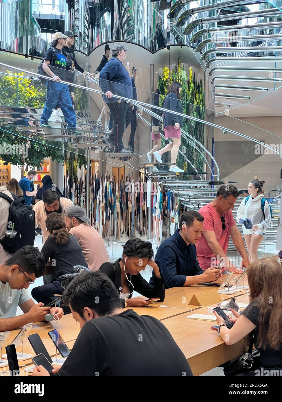 The unique descending spiral staircase entrance into the sublevel large ...