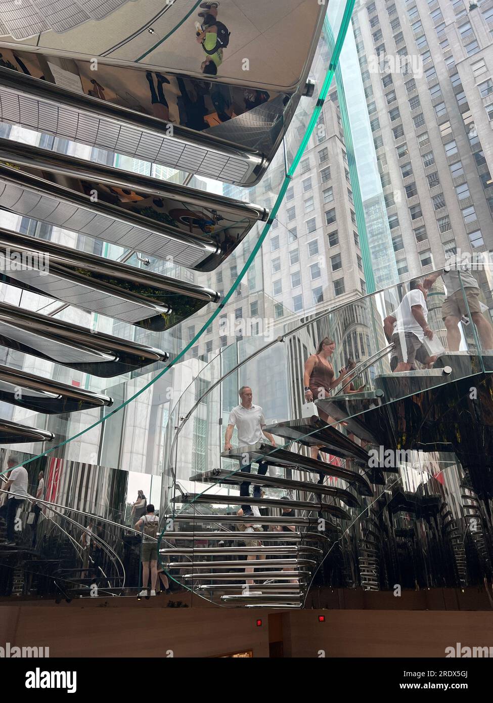 The unique descending spiral staircase entrance into the sublevel large ...