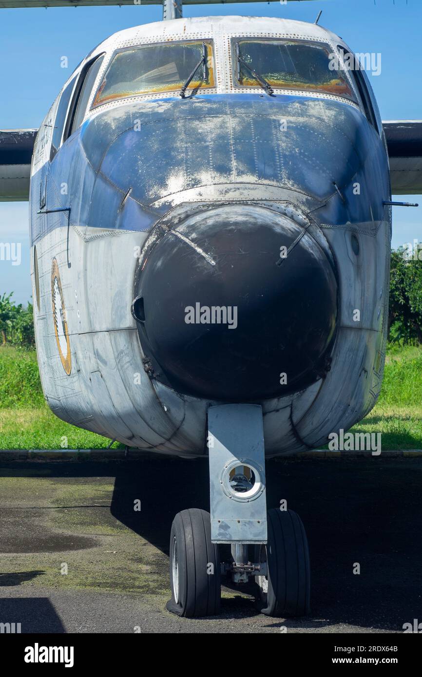 Abandoned plane old in the open air Stock Photo - Alamy