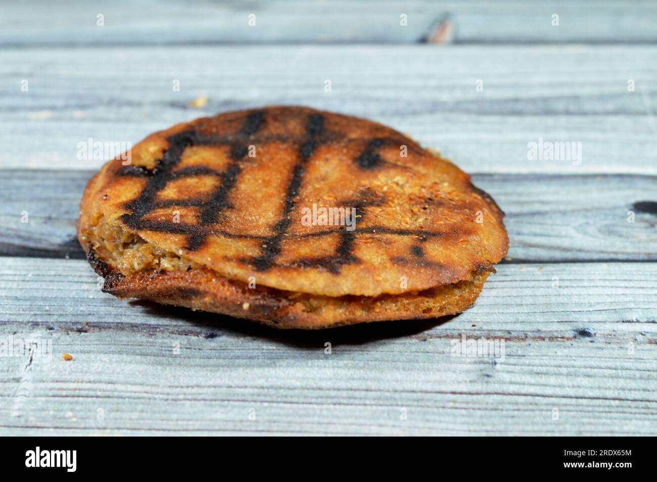 Traditional Egyptian dish Hawawshi, pita stuffed with chicken and ...