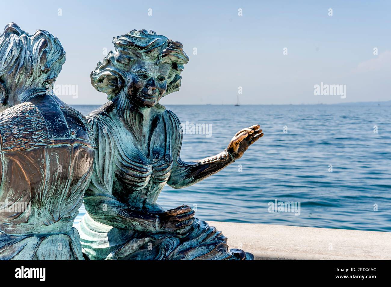 The statue "Girls of Trieste", known as "Le Sartine" (Little Seamstress ...