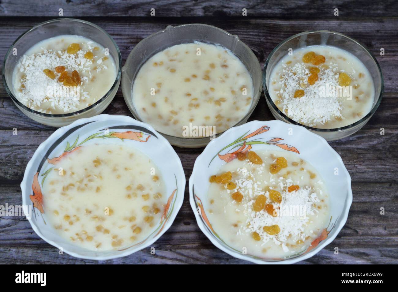 Ashure, Ashura or Noah's pudding, a porridge like dessert, a sweet ...