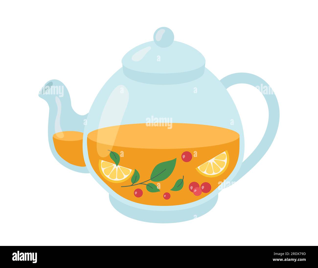 Transparent glass teapot Stock Vector Images - Alamy