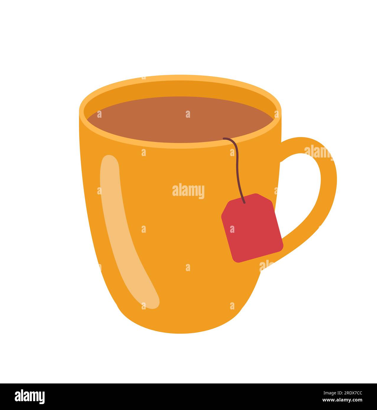 Tea in clear cup Stock Vector Images - Alamy