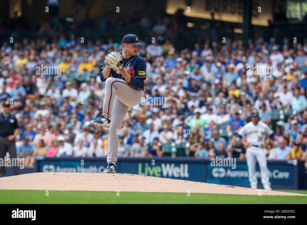 July 23, 2023: Atlanta Braves starting pitcher Bryce Elder (55 ...