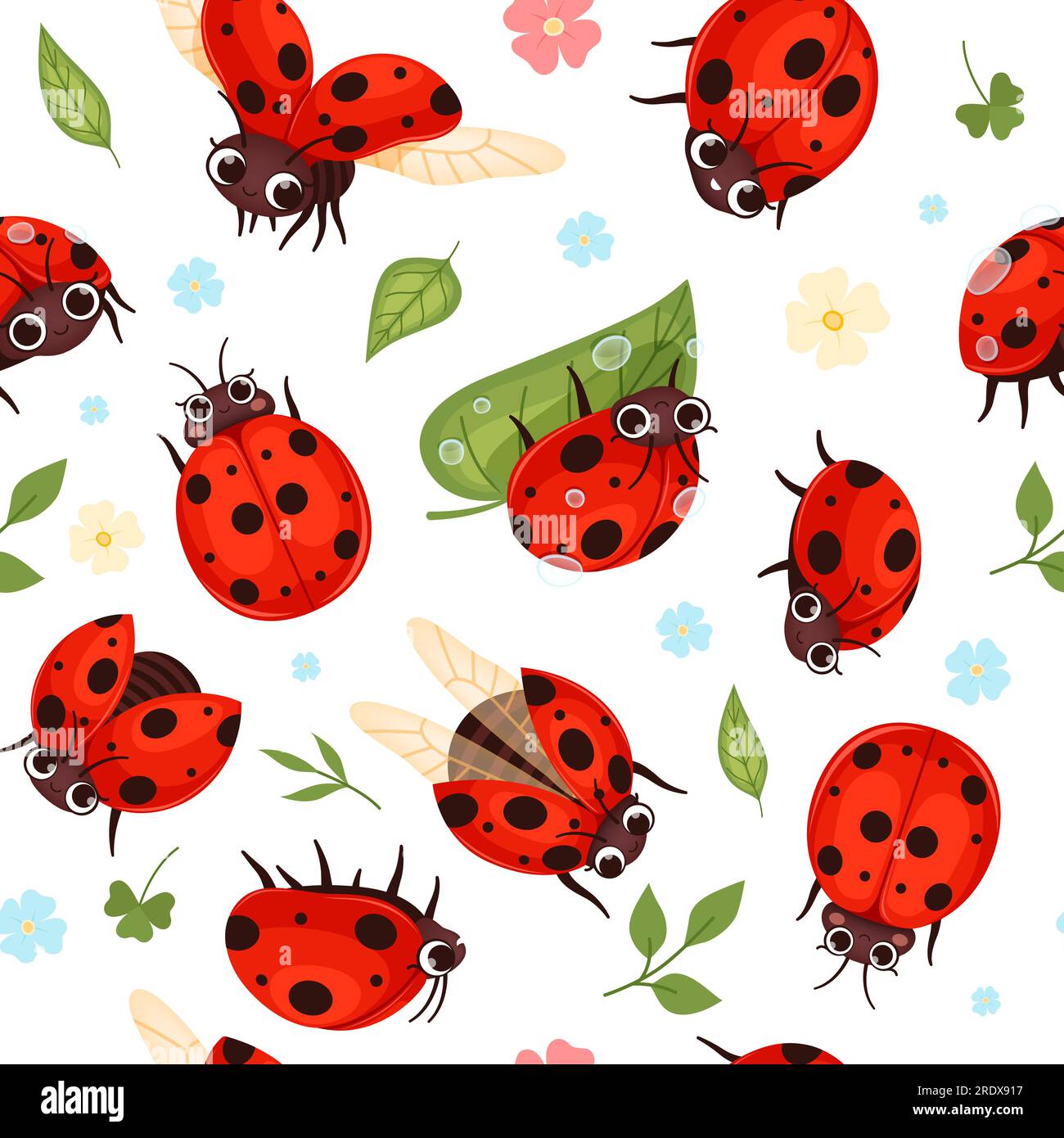 Flying Ladybug Cartoon