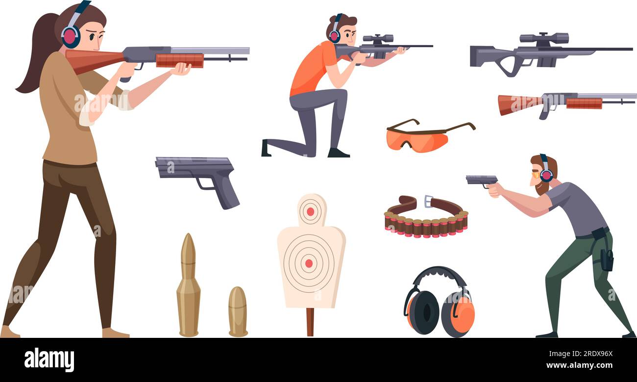 Weapons safety training Stock Vector Images - Alamy