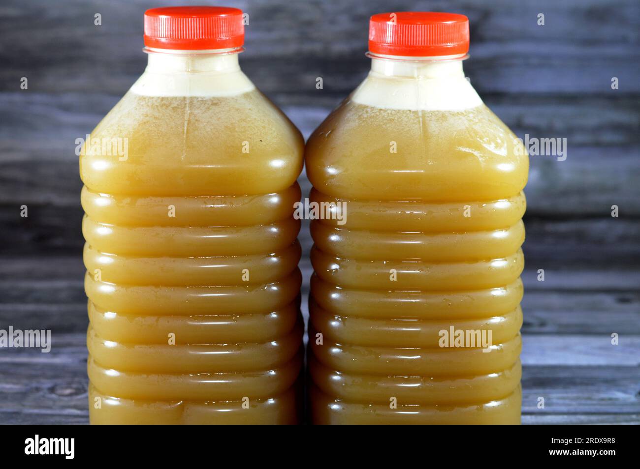Sugarcane juice, the liquid extracted from pressed sugarcane. It is ...