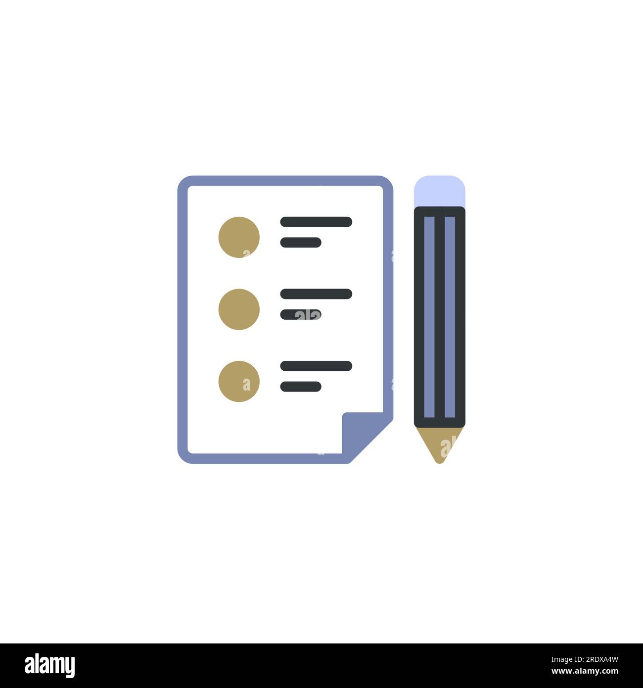 Streamlining Tasks With A Document List Todo System Stock Vector Image