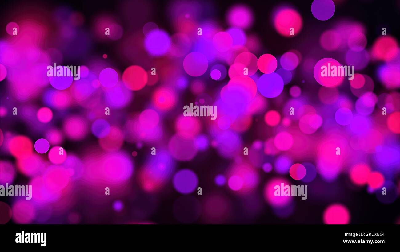Abstract violet bokeh. Computer generated 3d render Stock Photo - Alamy