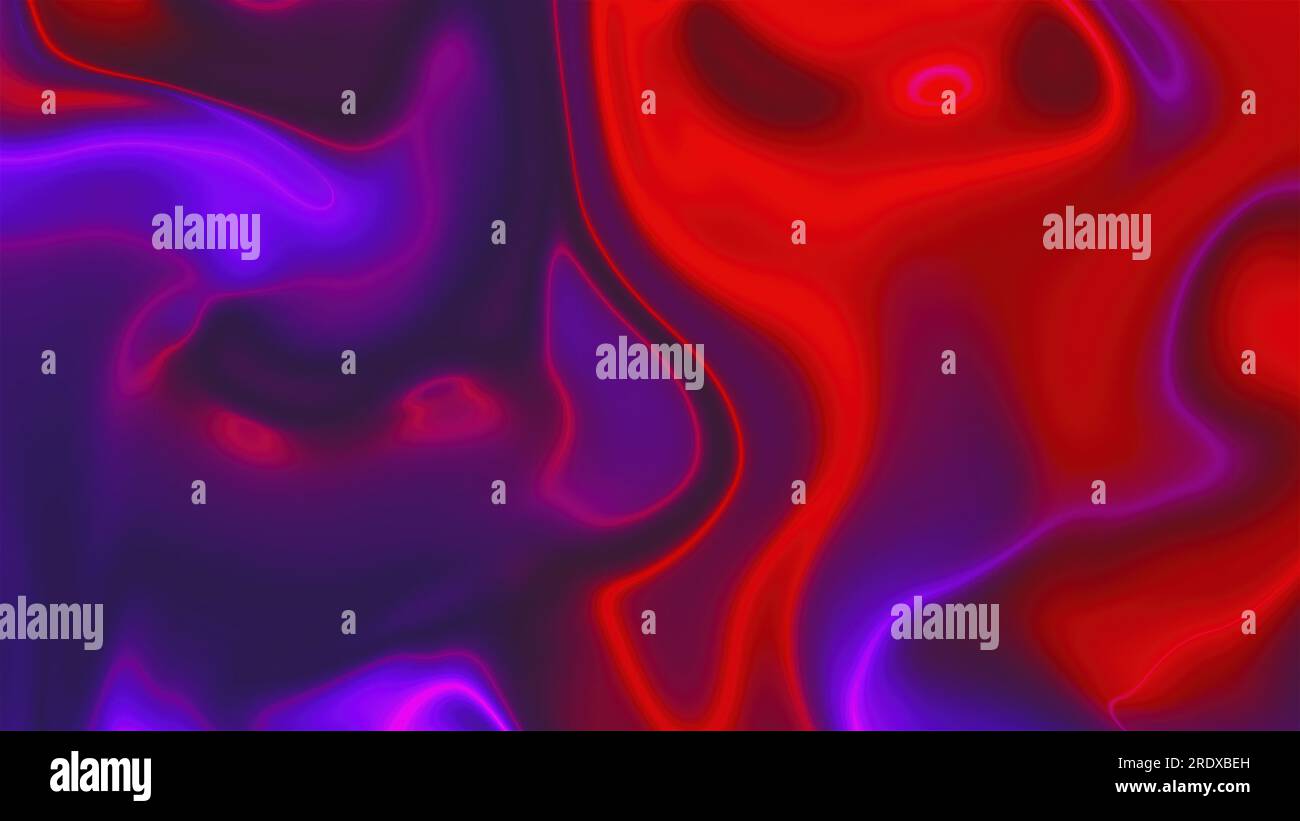 Blue ultraviolet neon wavy lines hi-res stock photography and images ...