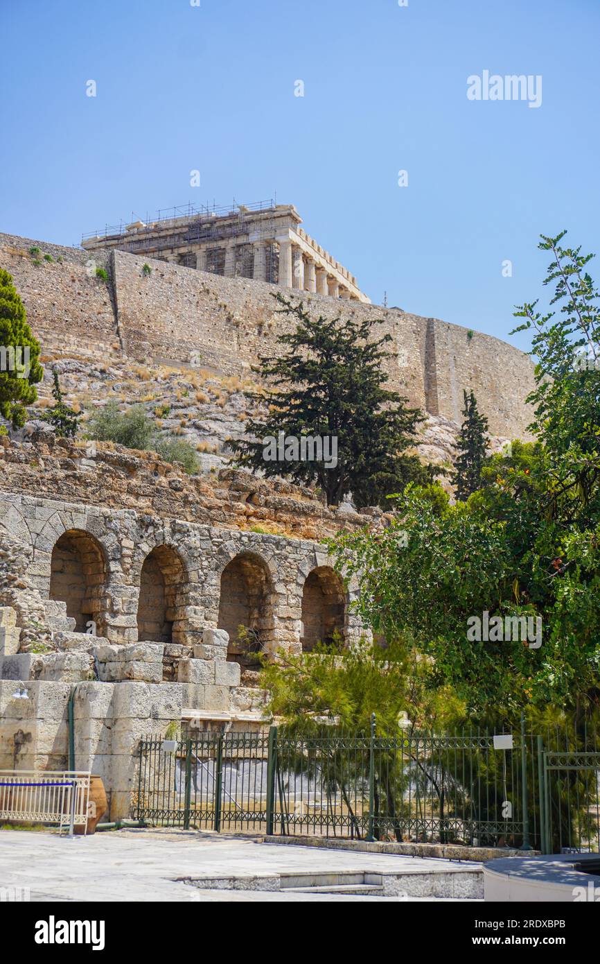 Scenic View and Landscape of Athens in Greece Stock Photo - Alamy