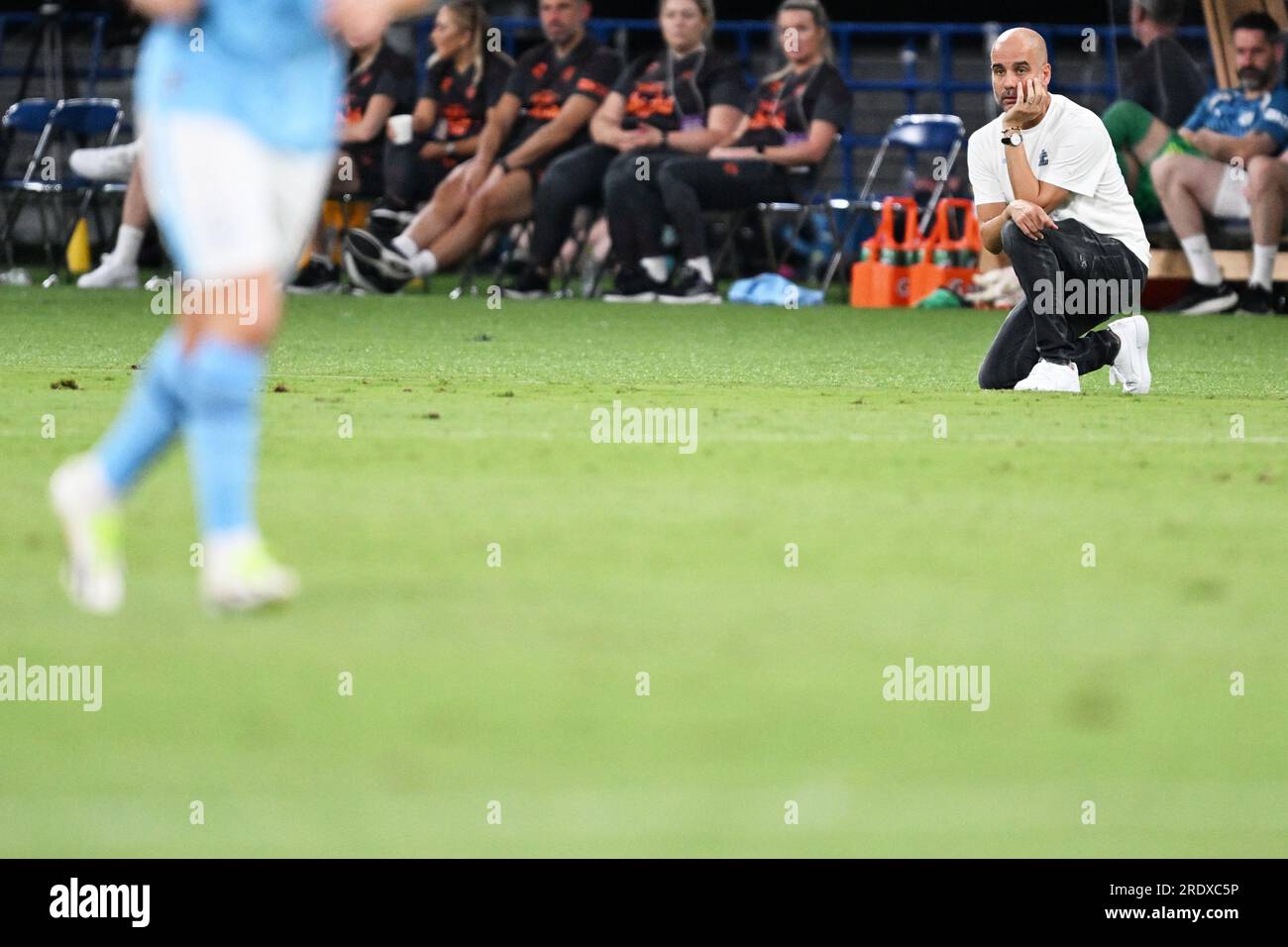 National Stadium, Tokyo, Japan. 23rd July, 2023. Pep Guardiola ...