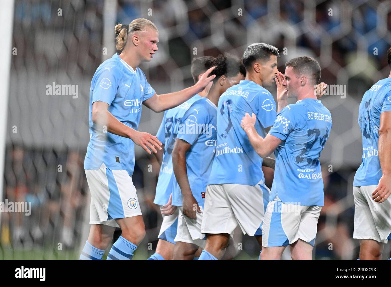 National Stadium, Tokyo, Japan. 23rd July, 2023. Manchester City team ...