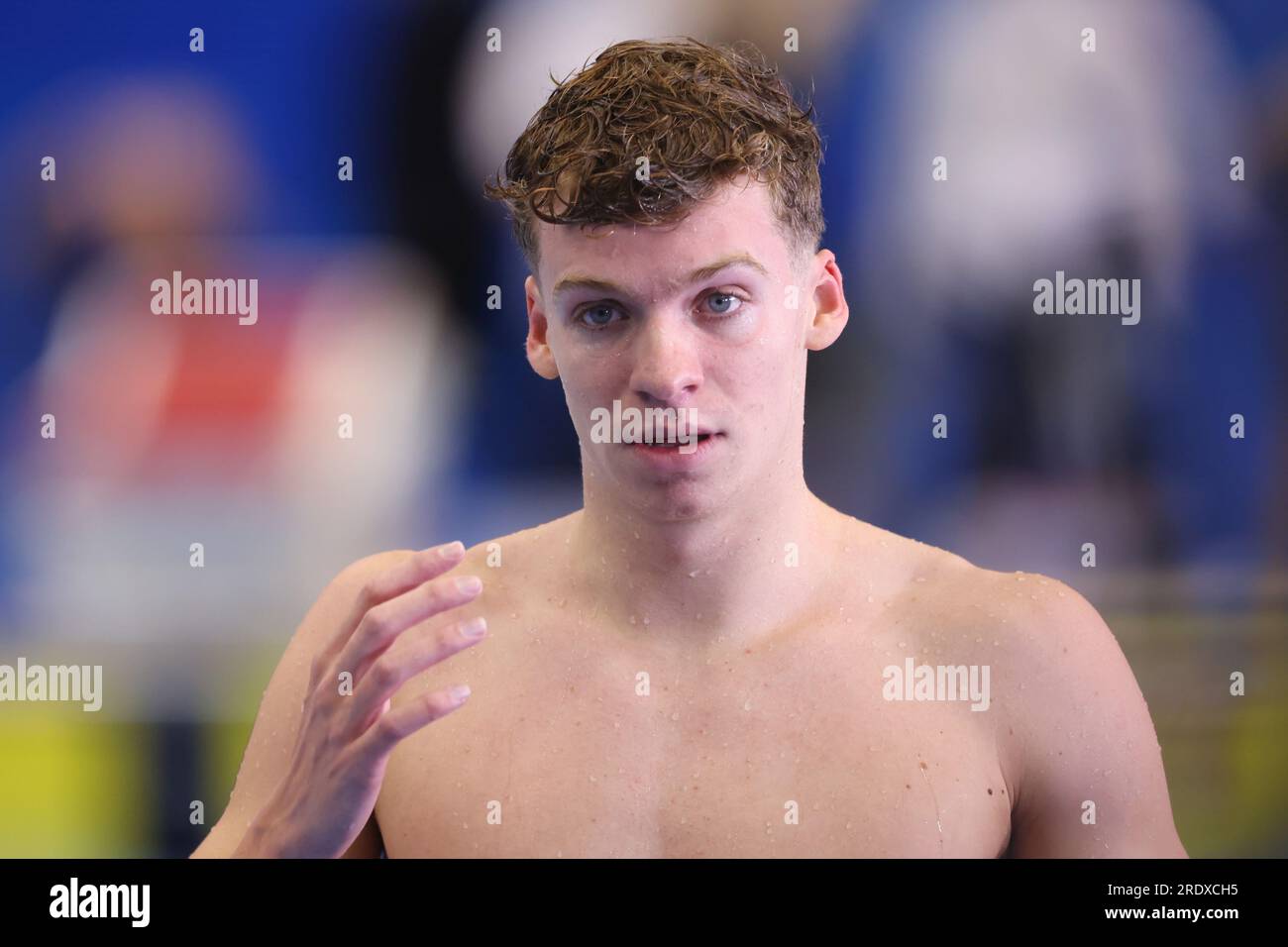 Fukuoka, Japan. 23rd July, 2023. Leon MARCHAND (FRA) Swimming : World ...